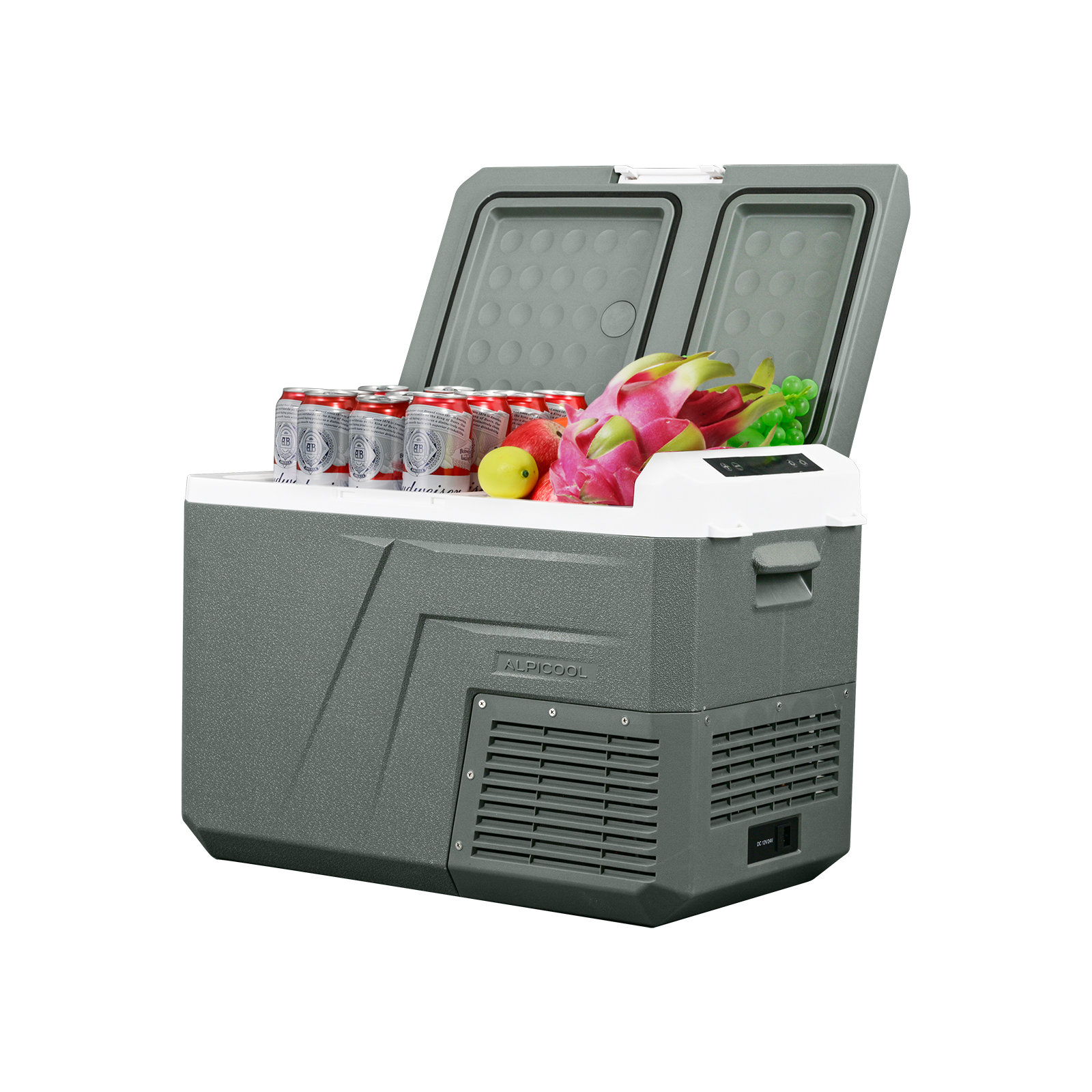 Alpicool Dual Zone 12V Portable Car Fridge, 34 Qt Large Capacity Car ...
