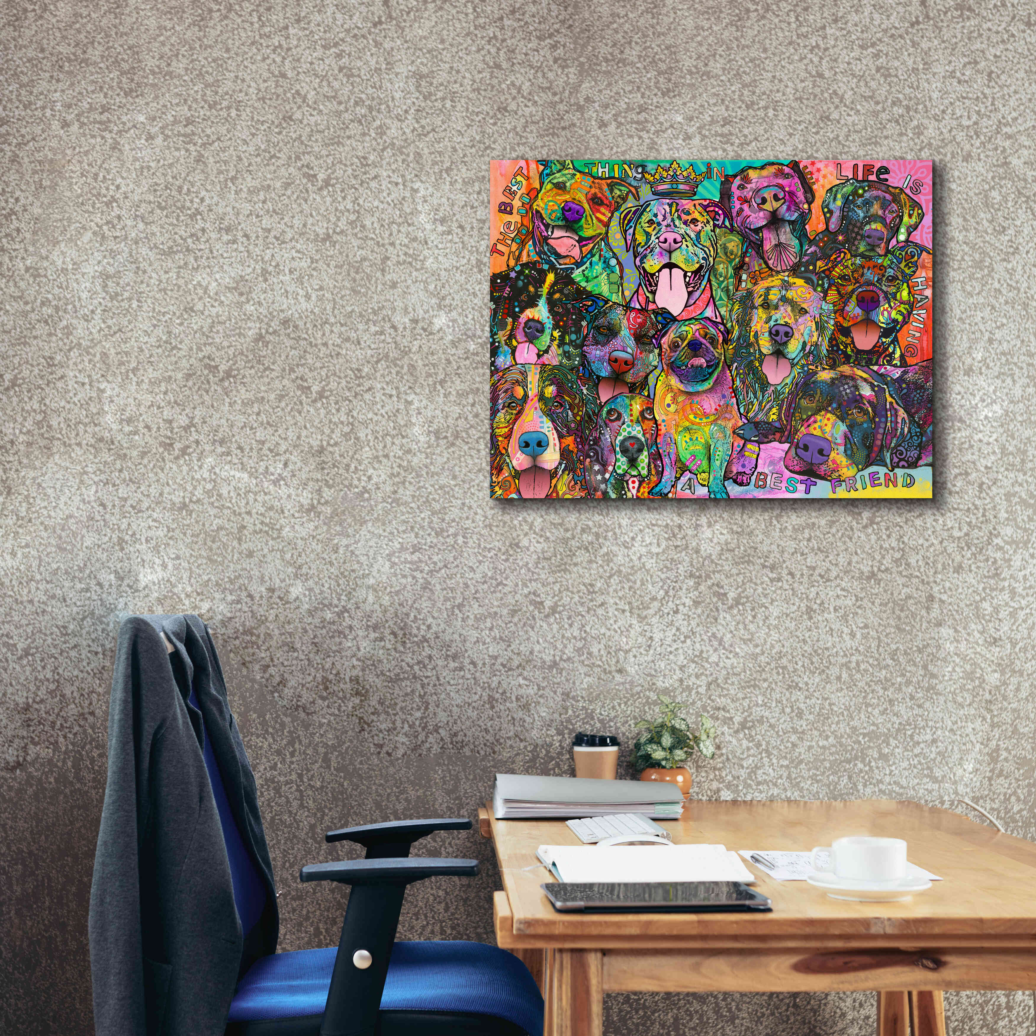 Latitude Run® Best Friends by Dean Russo - Wrapped Canvas Painting ...