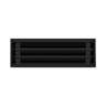 Texas Buildmart BUILDMART - 18x6 Black Modern AC Vent Cover - Standard ...