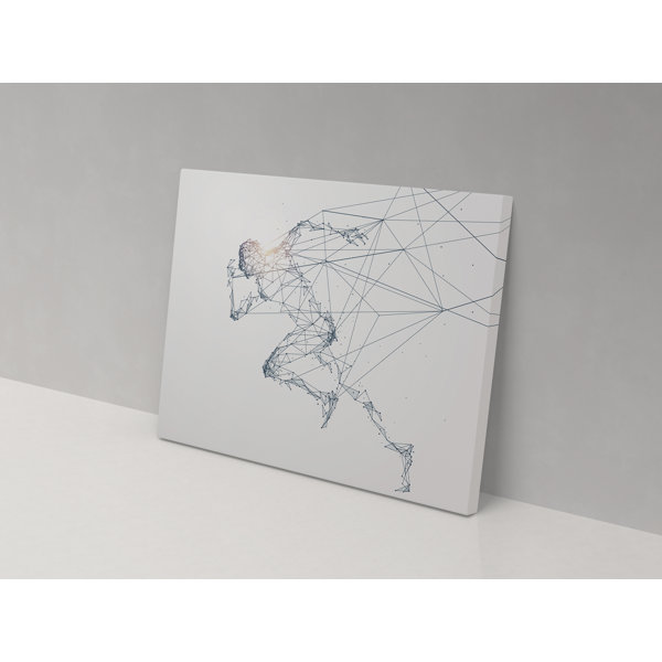 Metro Lane Sprint - Wrapped Canvas Painting | Wayfair.co.uk