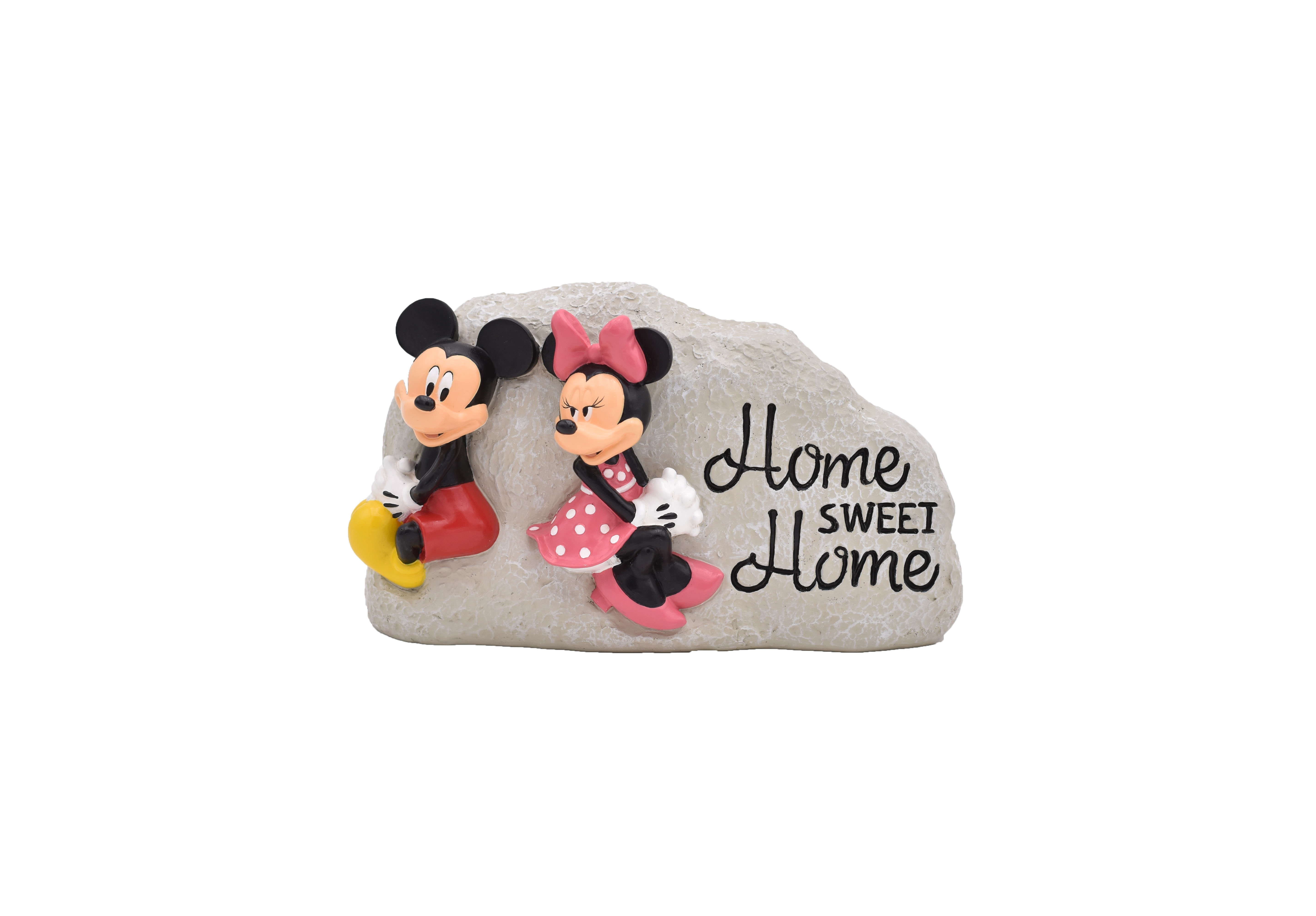Back Yard Glory Disney Mickey And Minnie Home Sweet Home Garden Rock ...
