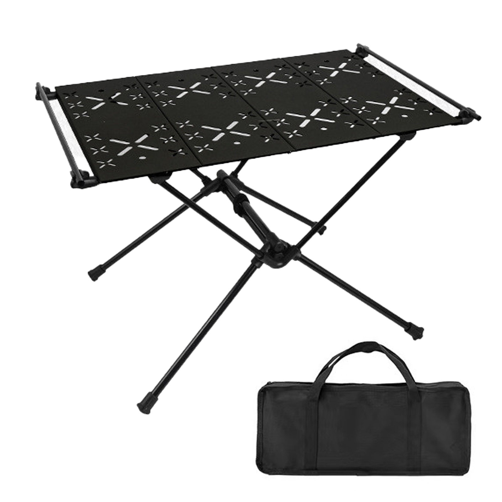 Arlmont & Co. 1 Set Aluminum Alloy Folding Table Lightweight Heavy Duty ...
