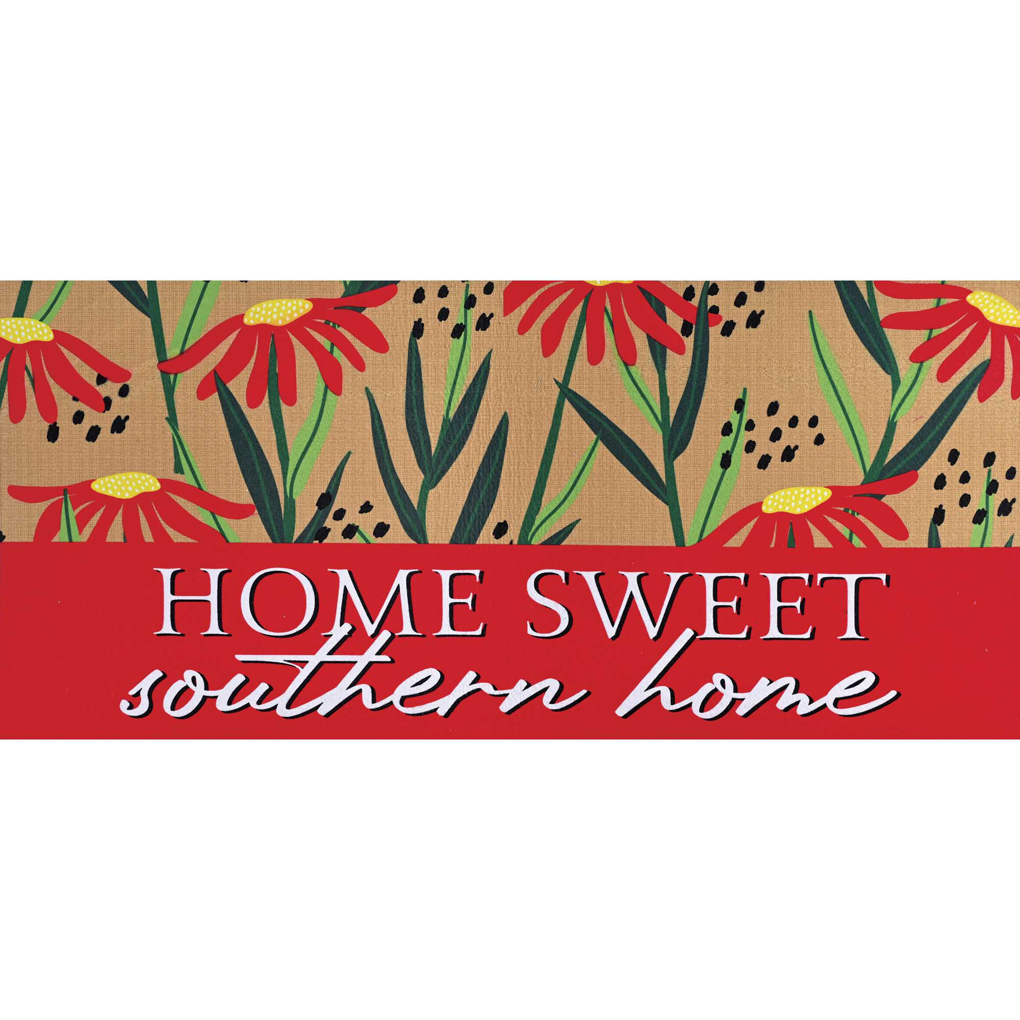 August Grove® Doormat Insert Home Sweet Southern Home | Wayfair