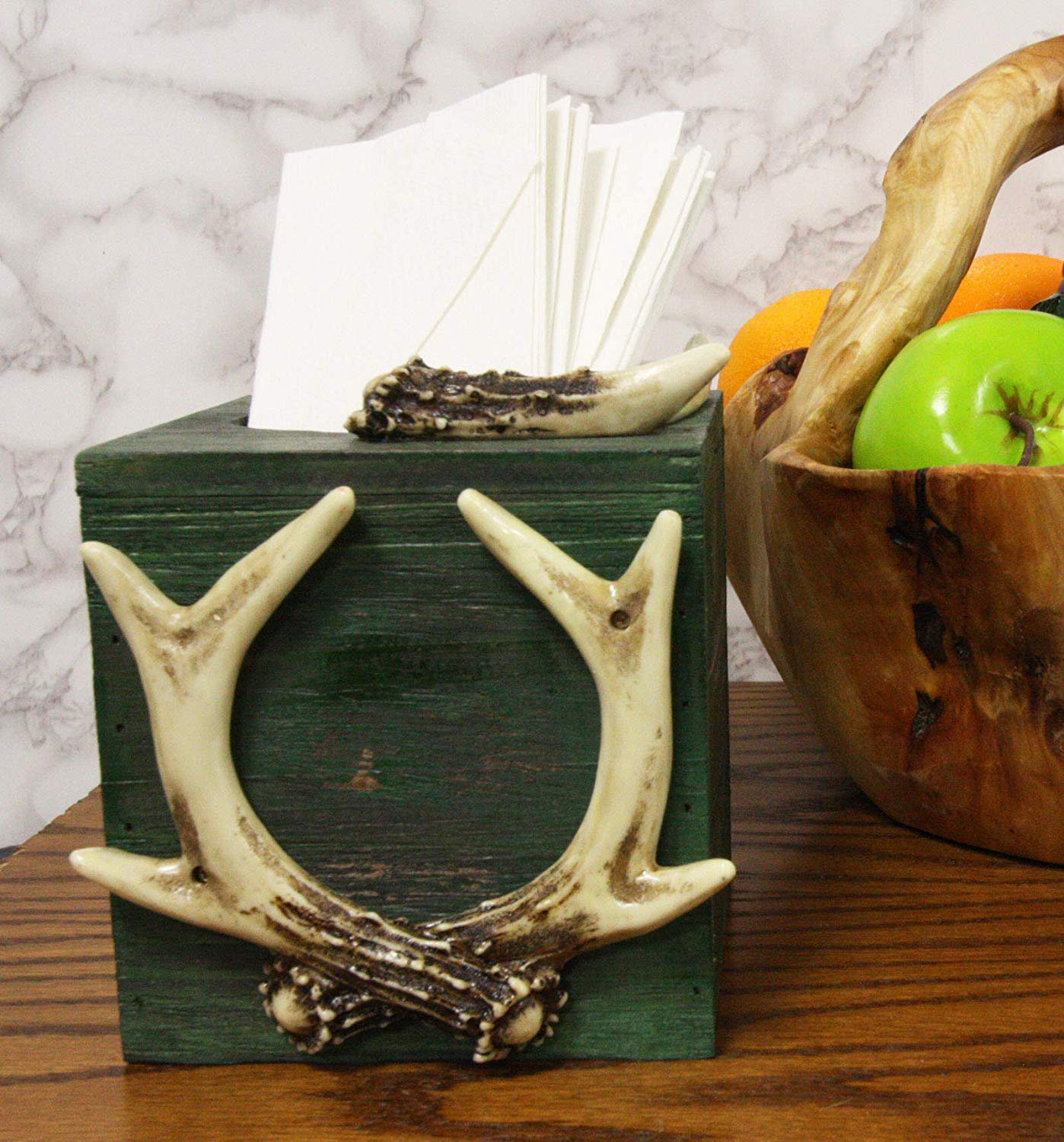 Millwood Pines Apodaca Buck Elk Deer Stag Crown Trophy Antlers Bathroom ...