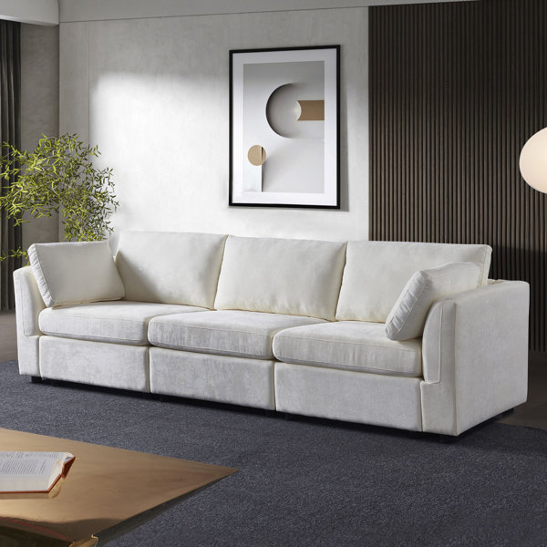 TMEE 3- Seat Sectional Sofa Couch For Living Room | Wayfair