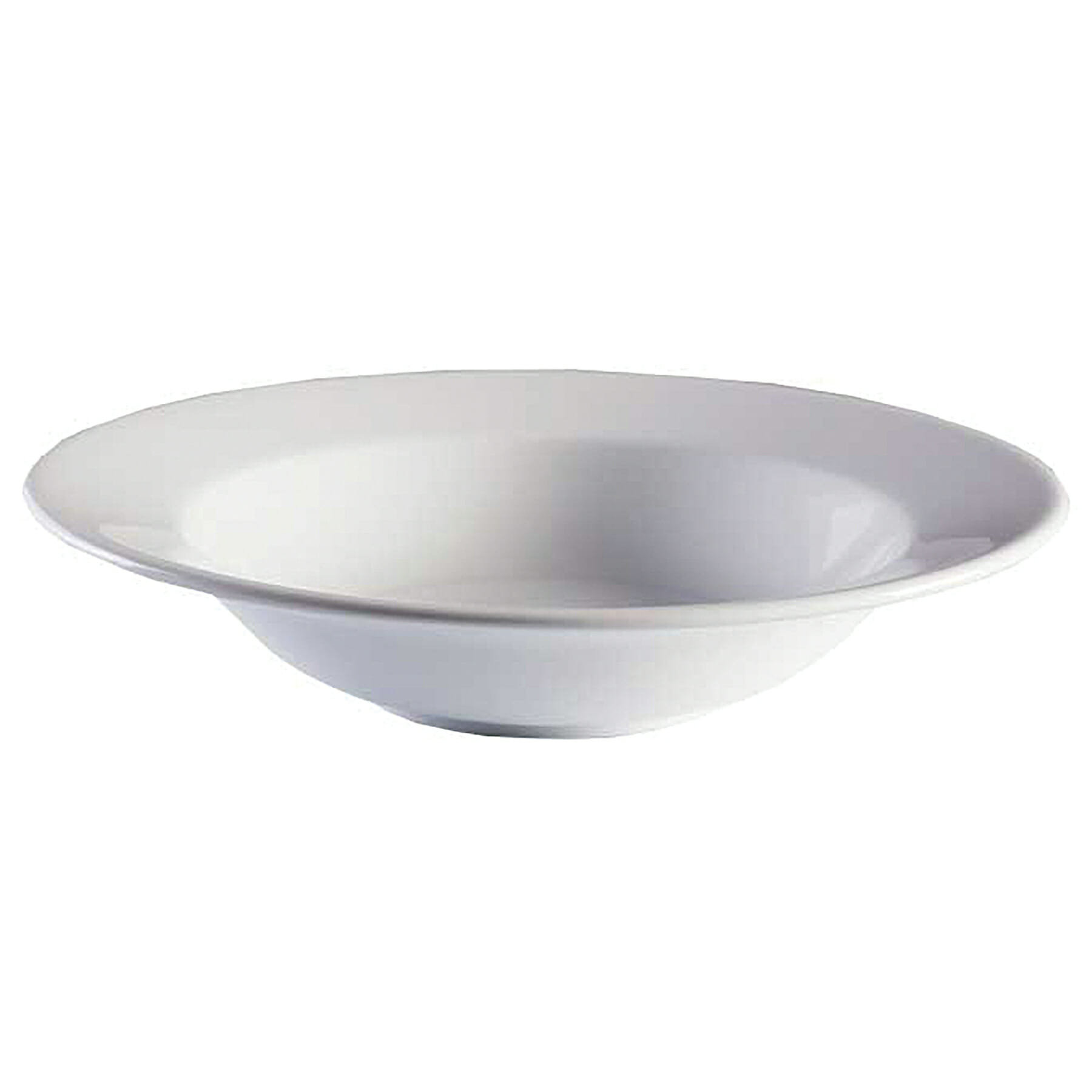 G.E.T. High-Strength Porcelain Rimmed Bowl, 18 Ounce, White (Set of 12 ...