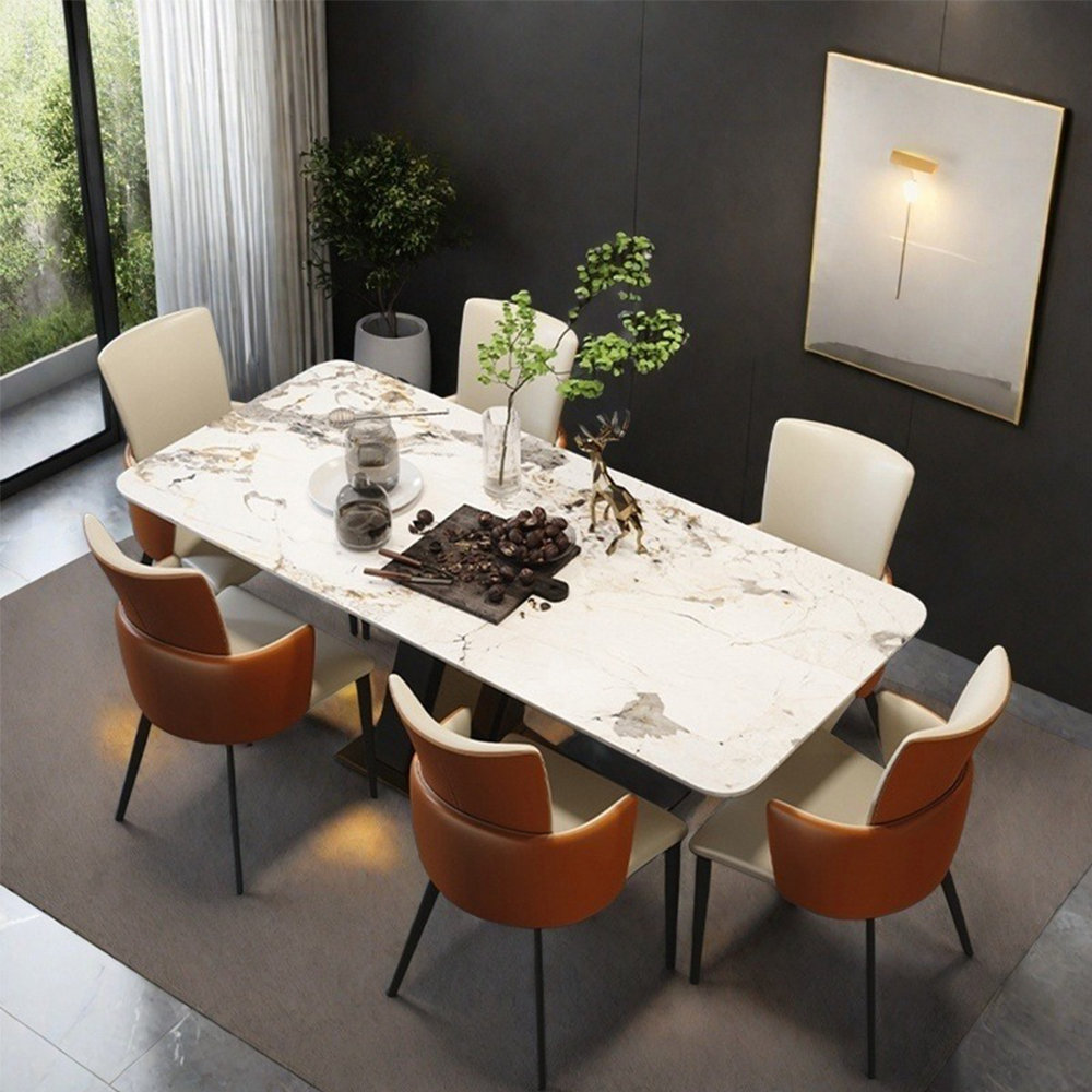 Elamer Simple light luxury high-end dining table set | Wayfair