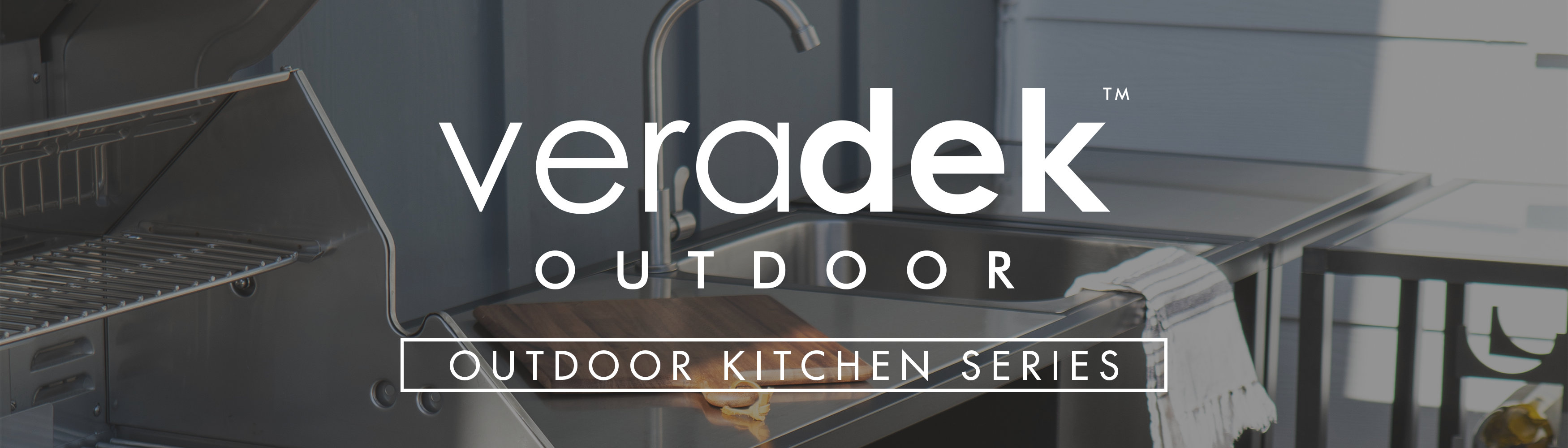 Veradek Outdoor Kitchen Series 47'' Aluminum Grade 304 Stainless Steel ...