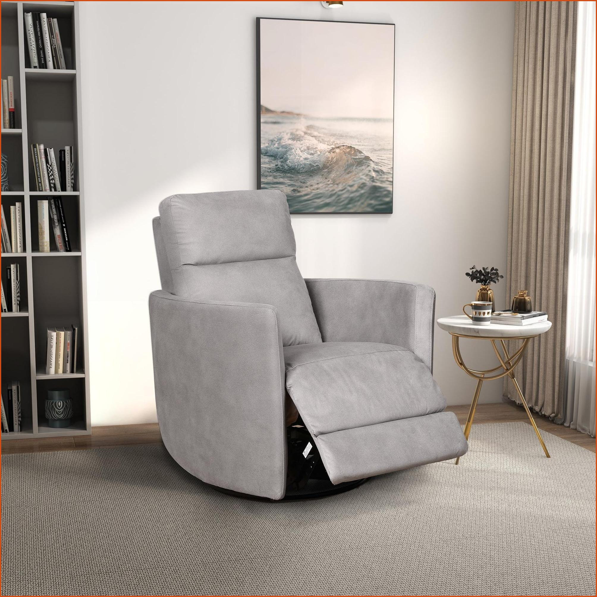 Latitude Run® Recliners Lawson Swivel Glider Push Button Recliner ...
