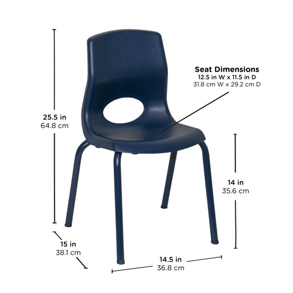 Children's Factory Stacking Classroom Chair ( Set of 4 ) | Wayfair