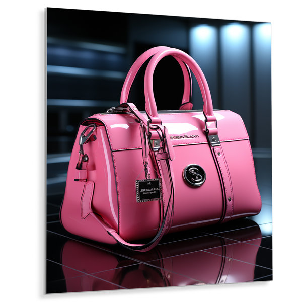 Williston Forge " Fashion Pink Bag Glamour II " - Wayfair Canada