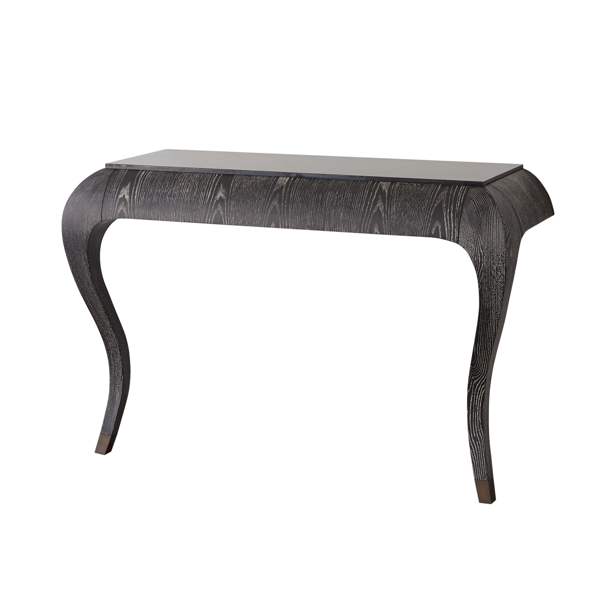 Global Views Paris Wall Console-Black Cerused Oak | Wayfair