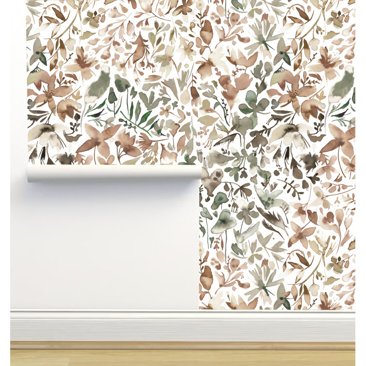 Limitless Walls Ninola Designs Peel & Stick Floral Roll | Wayfair