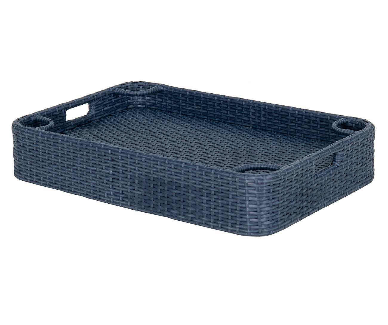 Sunjoy Wicker Floating Tray 36x24 inch Aluminum Frame Pool Tray ...
