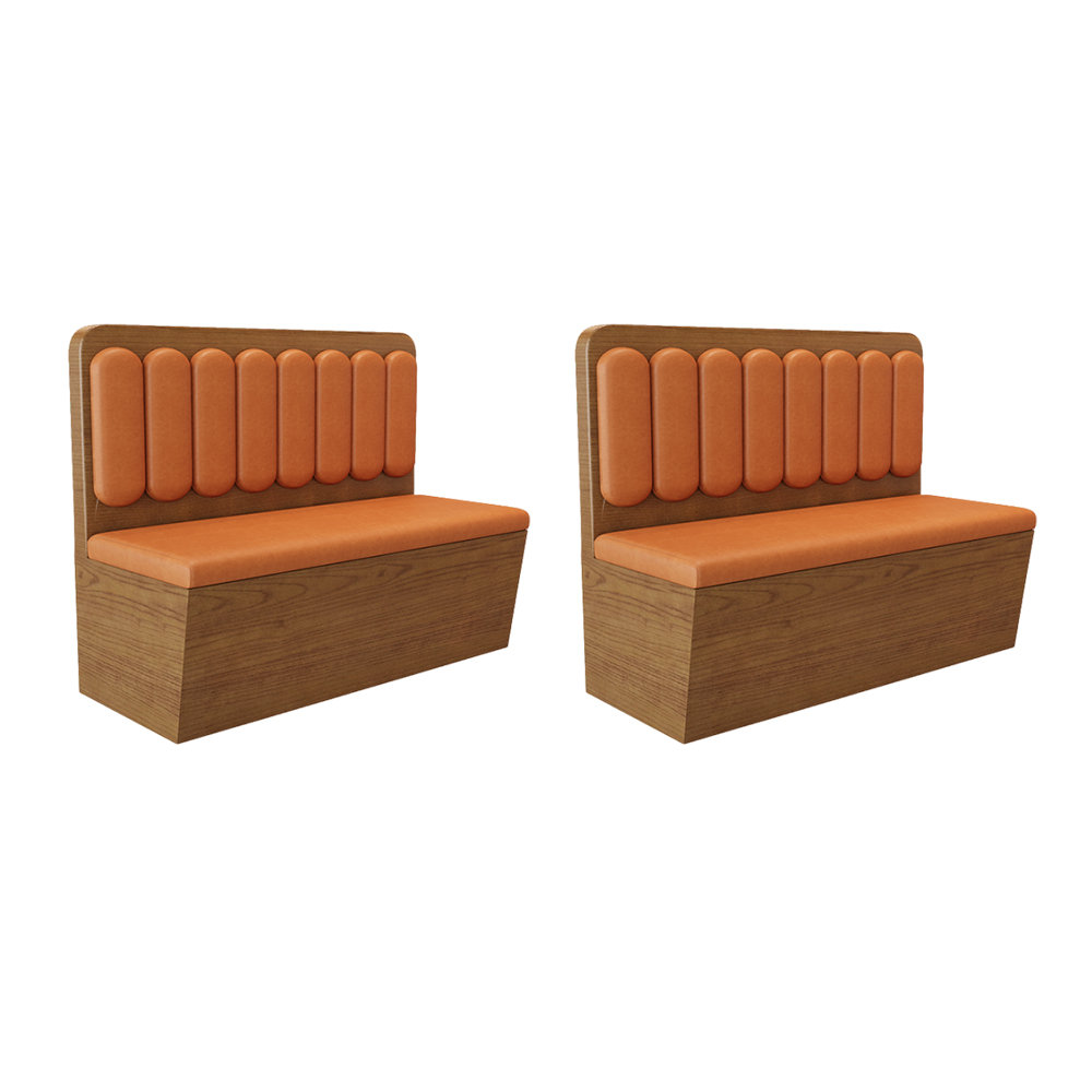 Visual card holder Restaurant Cafe Grill Bar Modern Simple Bench Faux ...