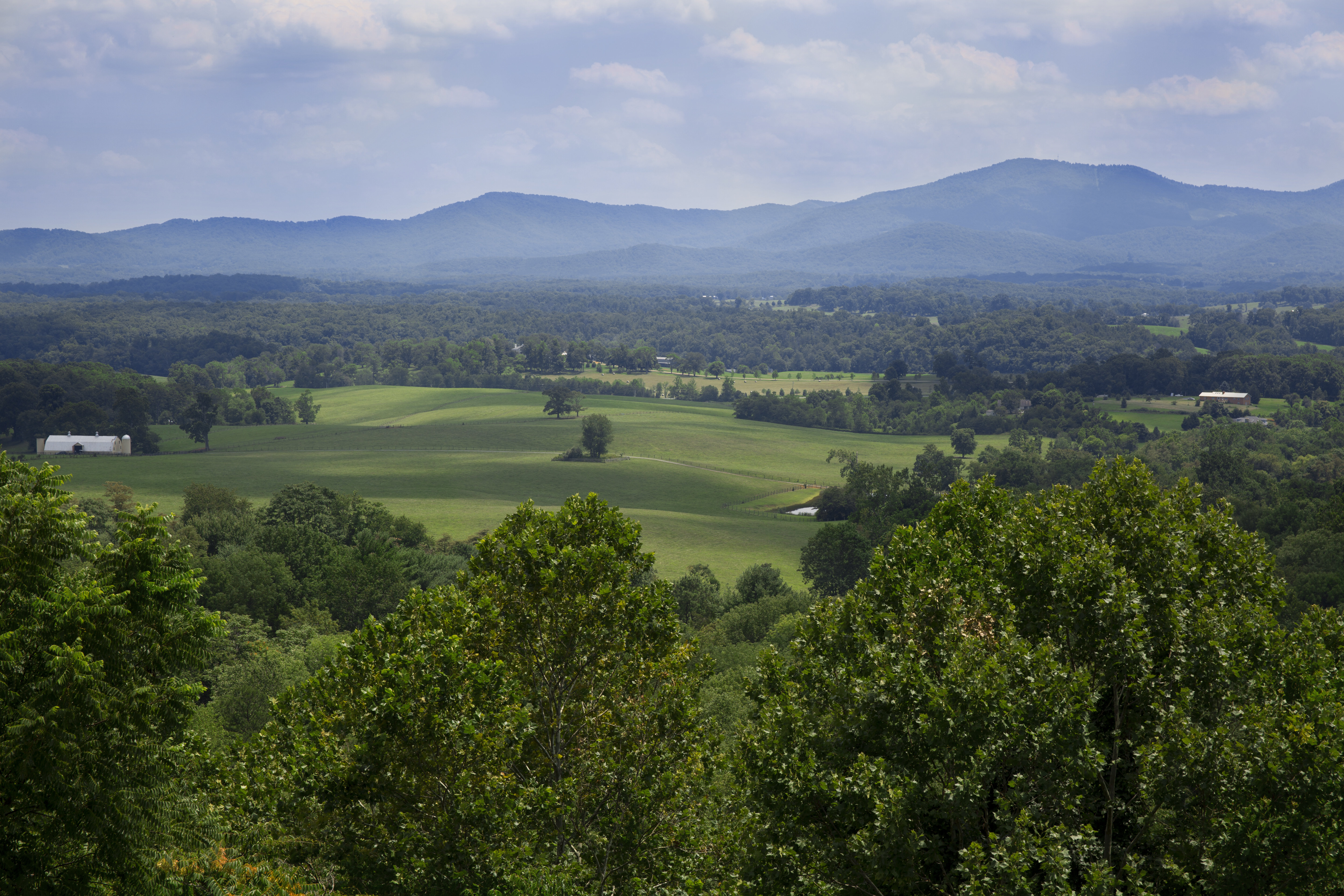 Millwood Pines Andreyna Clouds Over Afton Mountain, Va On Canvas by ...