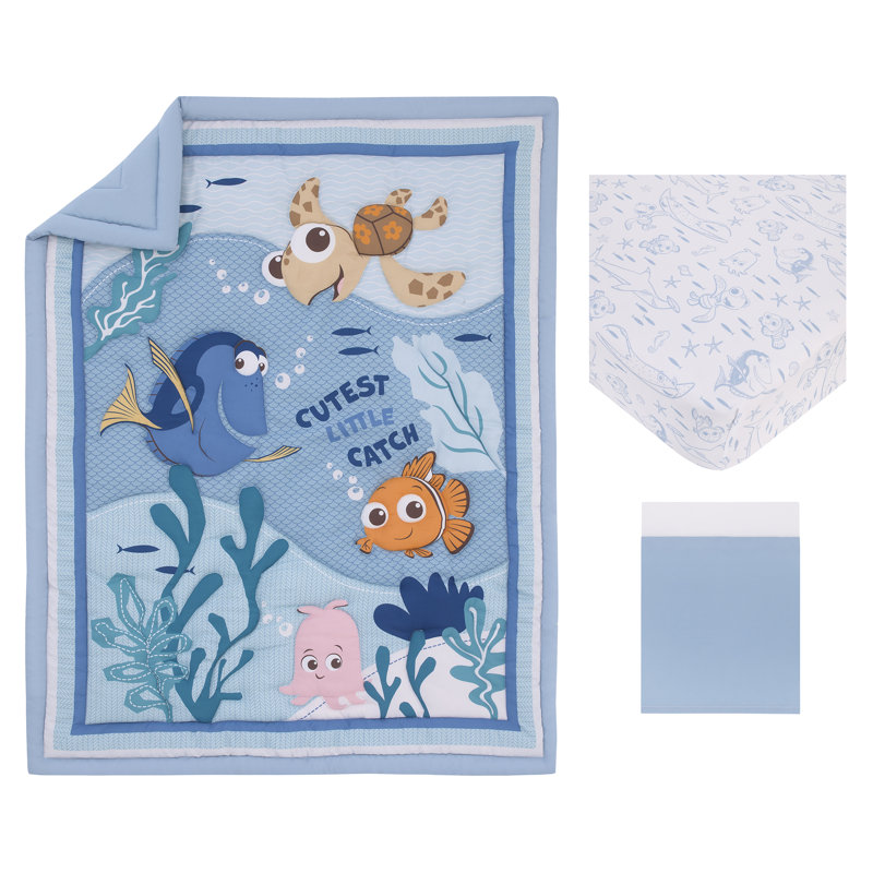 Disney Finding Nemo Cutest Little Catch Infant Col 3 - Piece Crib ...