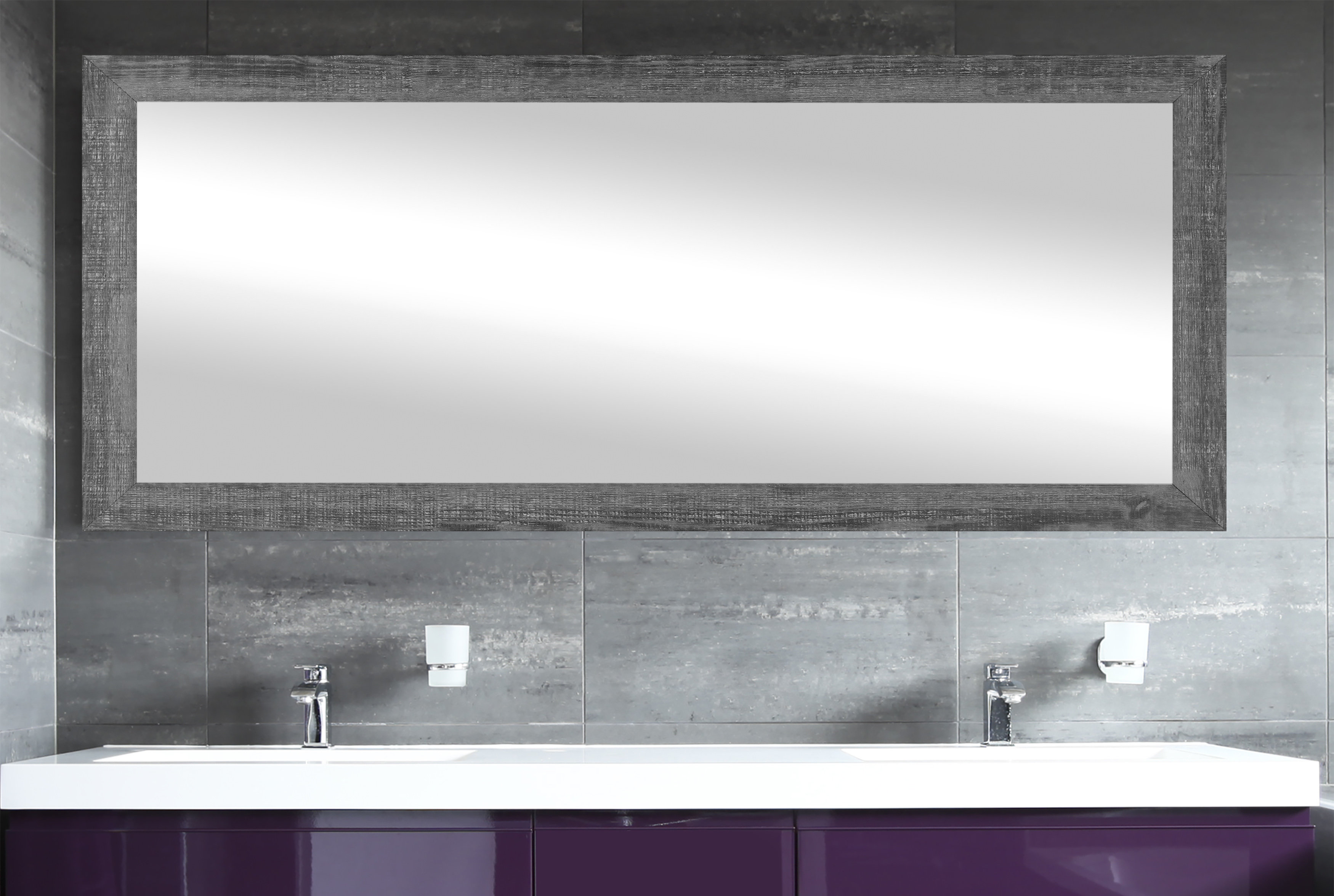 Latitude Run® Kaiicen Distressed Bathroom Mirror | Wayfair