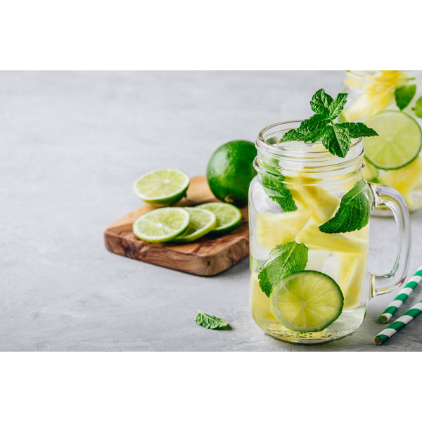 Ebern Designs Infused Detox Water - Wrapped Canvas Print | Wayfair.co.uk