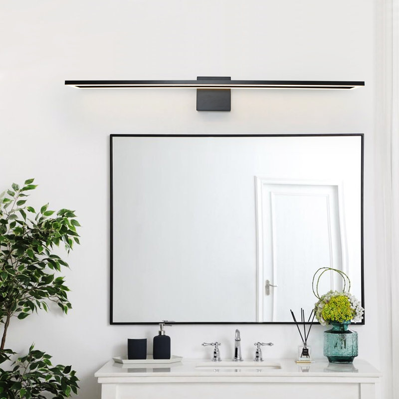 square bathroom lighting