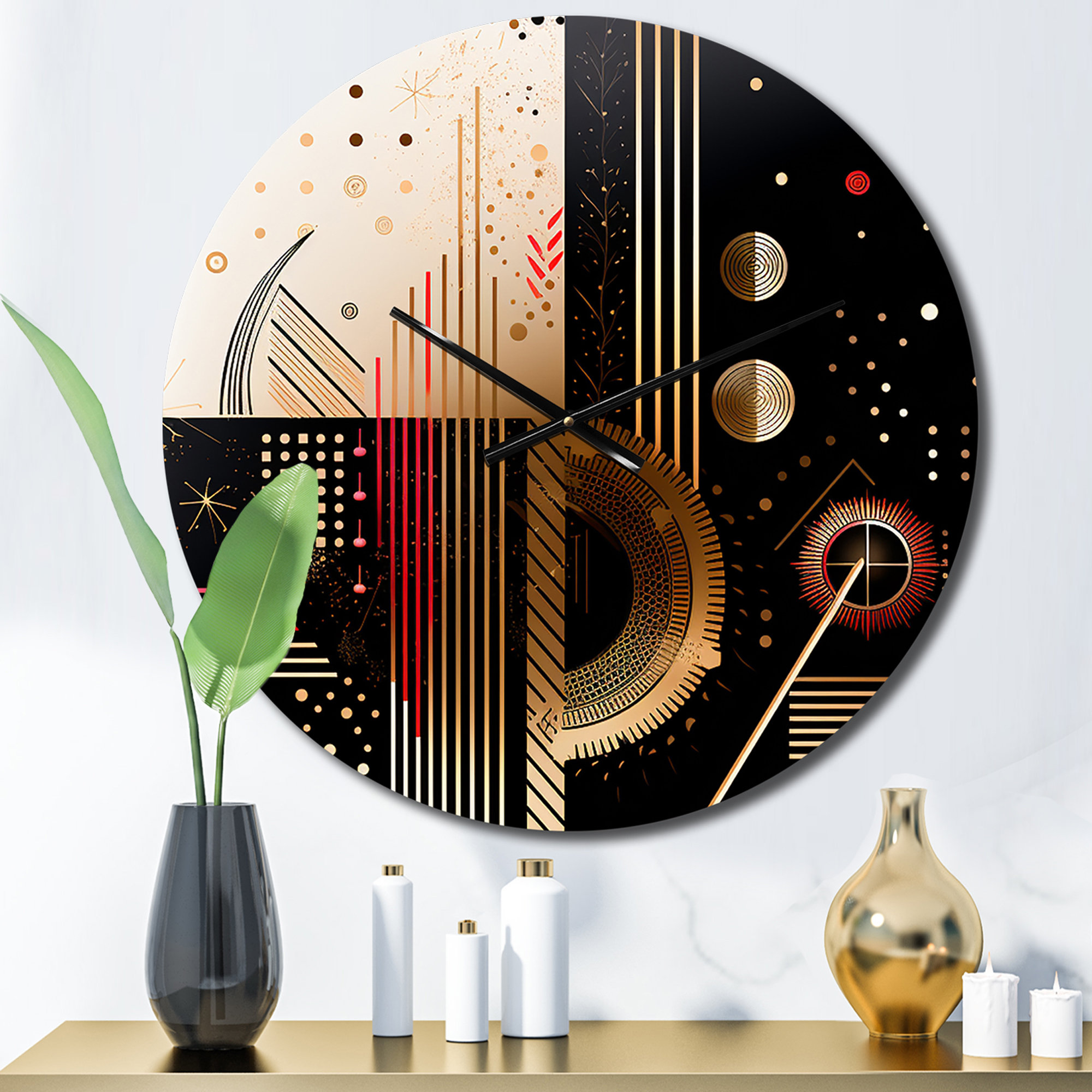 Design Art Boho Chic Celebration Geometric Circle Art - Abstract ...