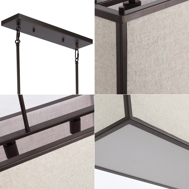 Latitude Run® Myionna 4 - Light Oil Rubbed Bronze Kitchen Island ...