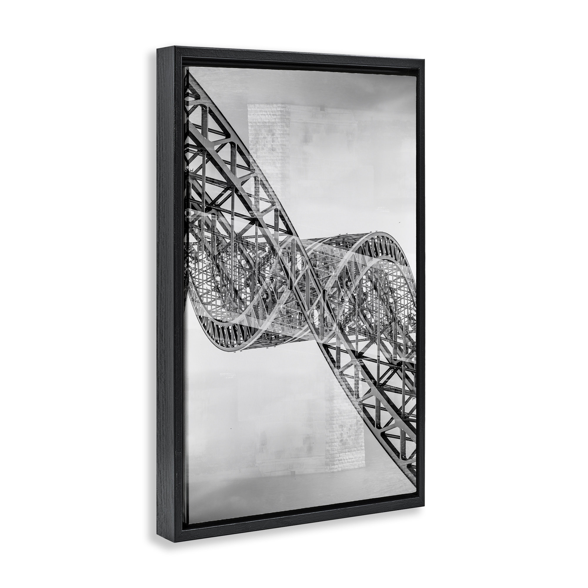 Latitude Run® Surrealist Twisting Iron Floating Frame, design by Robin ...