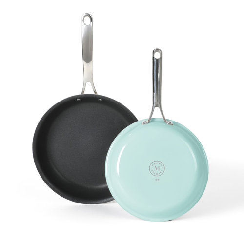 Martha Stewart Aluminum Non Stick 2 -Piece Frying Pan Set | Wayfair