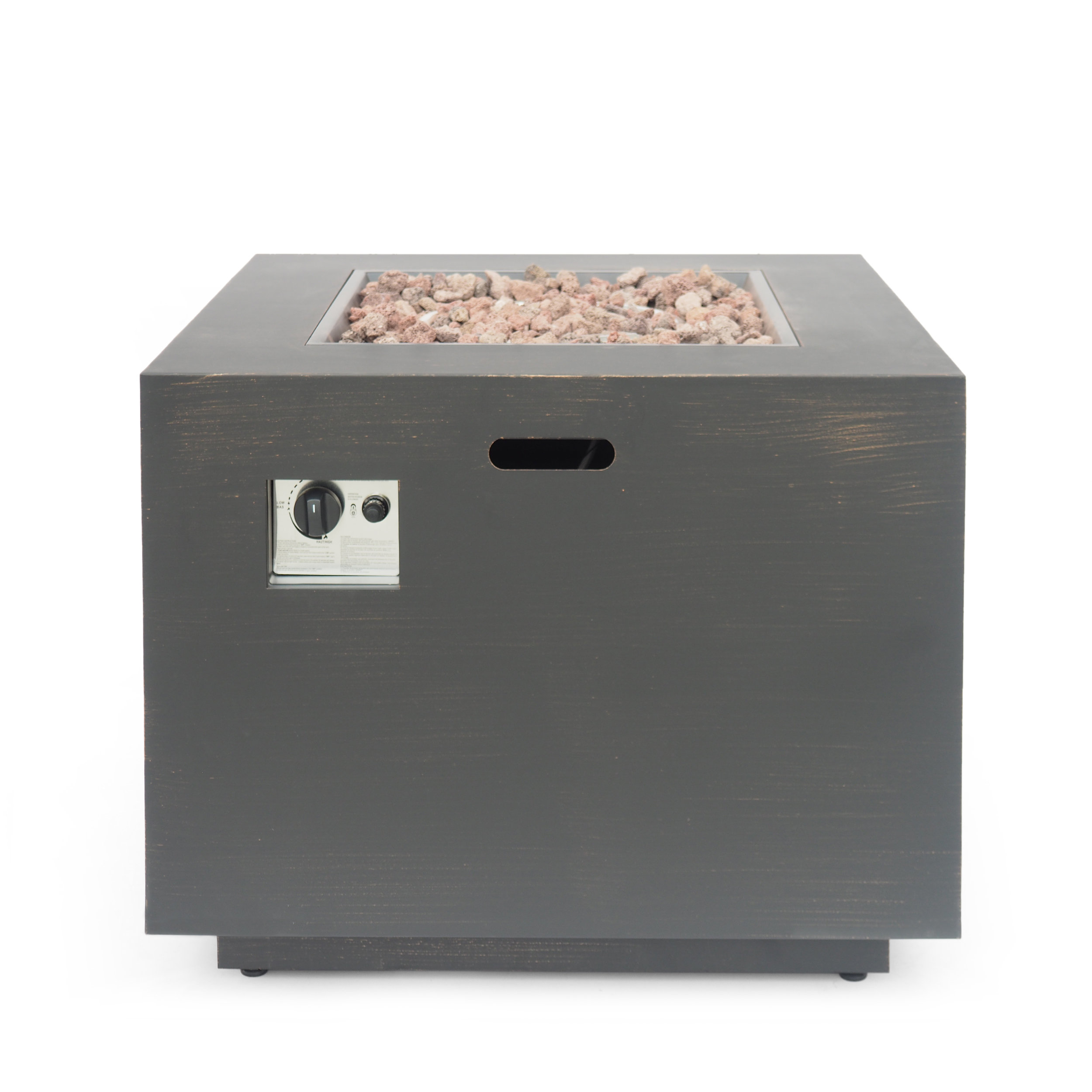 Trent Austin Design Alsacia Outdoor Concrete Propane Fire Pit Table ...