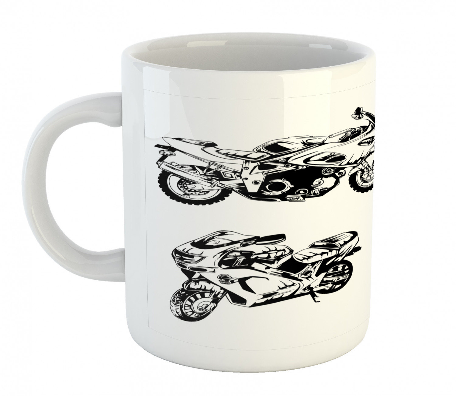 East Urban Home Motorcycle Coffee Mug | Wayfair