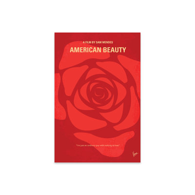 iCanvas American Beauty Minimal Movie Poster by Chungkong - No Frame ...
