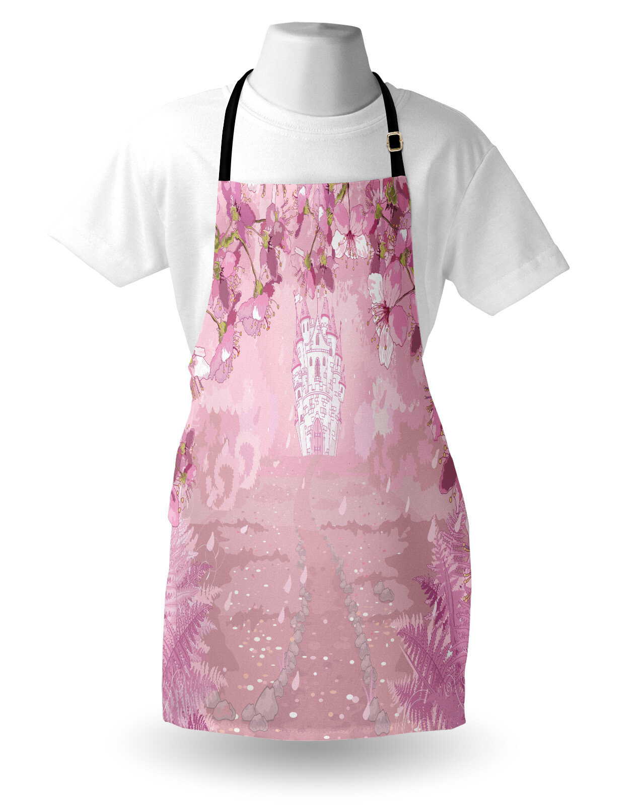 East Urban Home Tale Apron Unisex, Medieval Castle Surreal, Adult Size ...