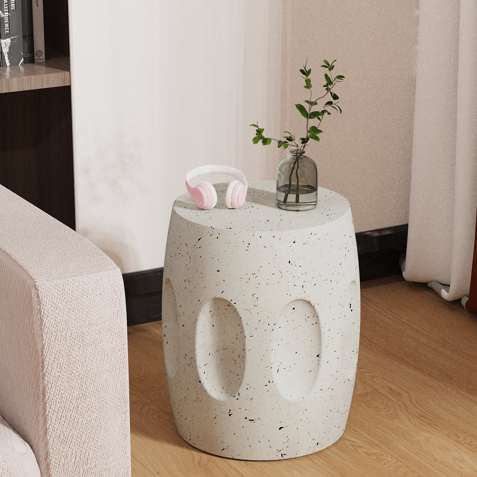 Ivy Bronx Concrete End Table - Wayfair Canada