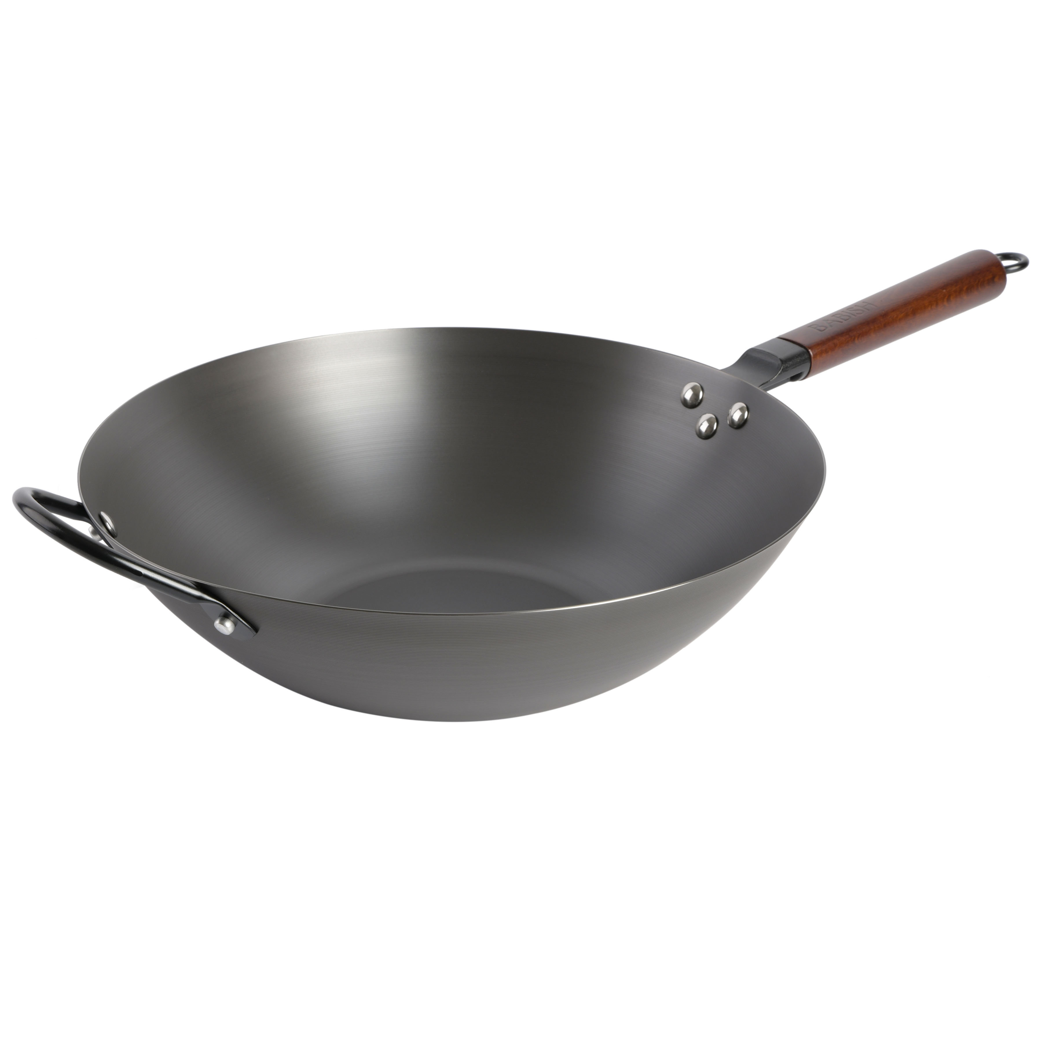 Babish 14-Inch Carbon Steel Flat Bottom Wok - Wayfair Canada