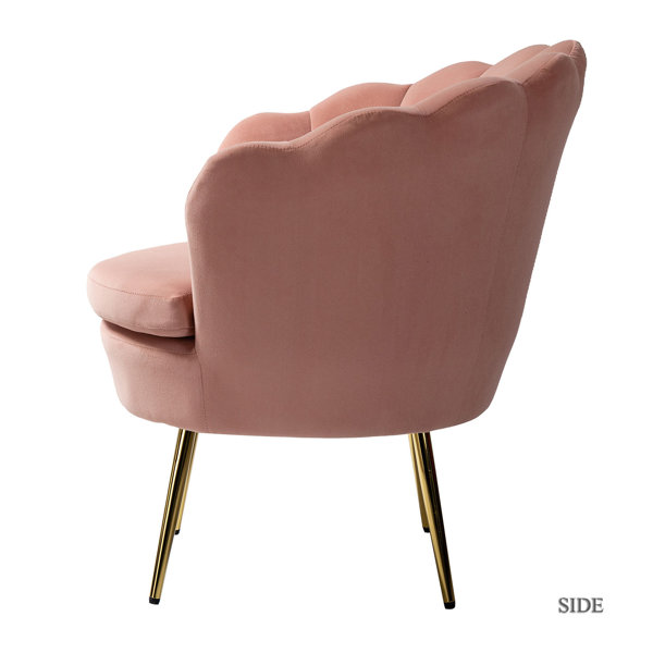 Etta Avenue™ Hendrix Velvet Barrel Chair & Reviews | Wayfair