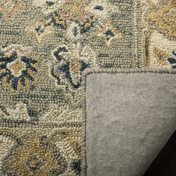 Bungalow Rose Vahakn Hand Tufted Wool Oriental Rug & Reviews | Wayfair