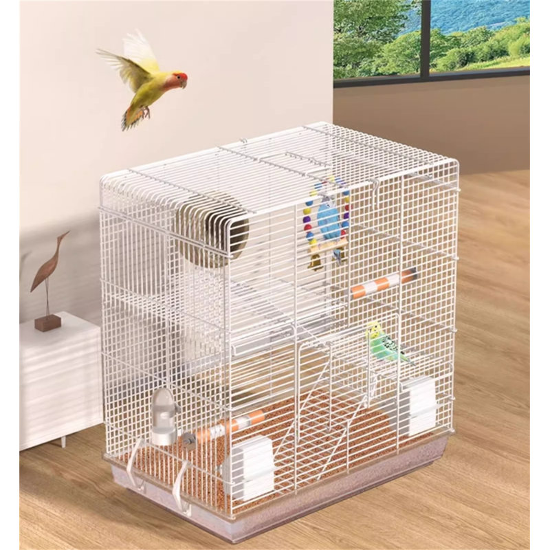 Tucker Murphy Pet™ Geralene 20'' Iron Flat Top Floor Bird Cage | Wayfair