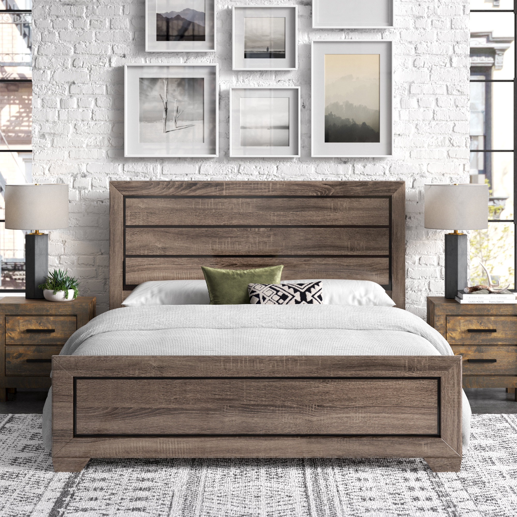 Steelside™ Brookes Panel Bed & Reviews | Wayfair