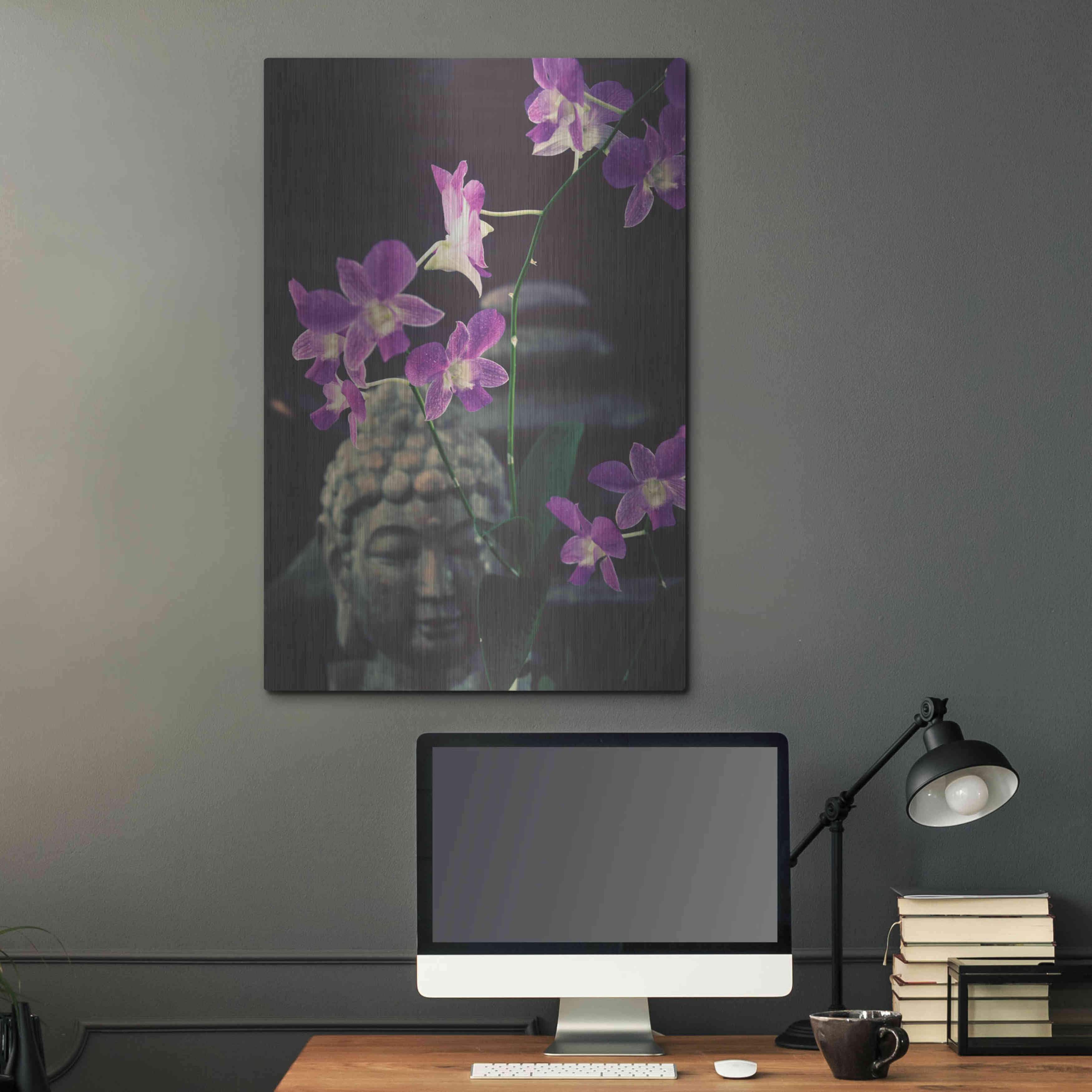 Dakota Fields " Zen Purple Orchids " by Elena Ray | Wayfair