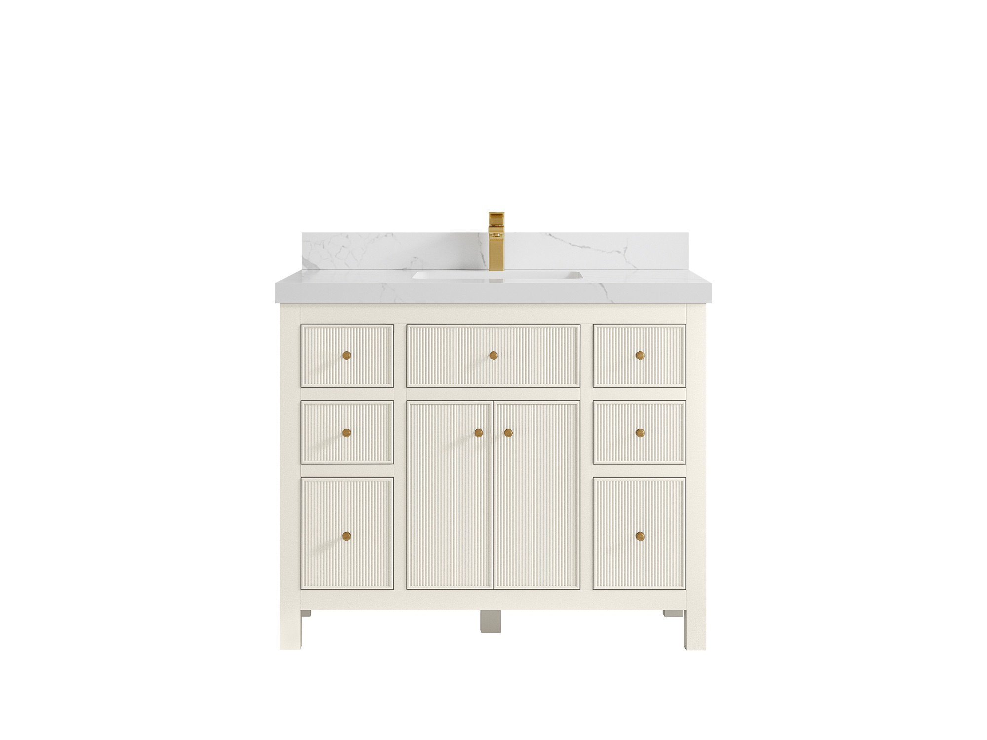 Willow Collections Sonoma 42 In. W X 22 In. D Single Sink Bathroom ...