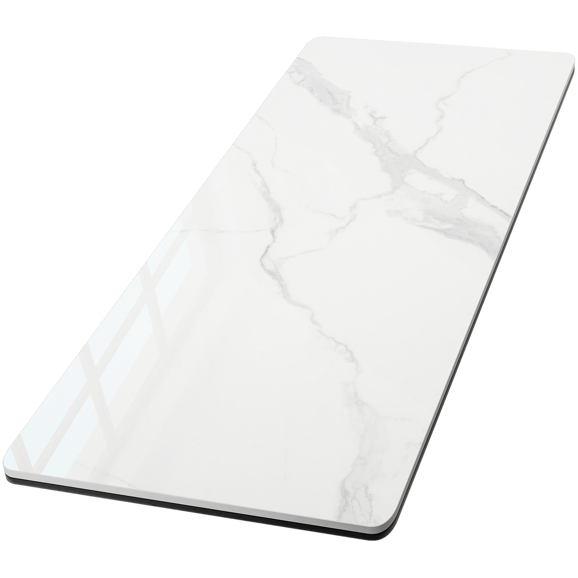 IBYAIH Rectangular Sintered Stone Table Top, Match With Various Table ...