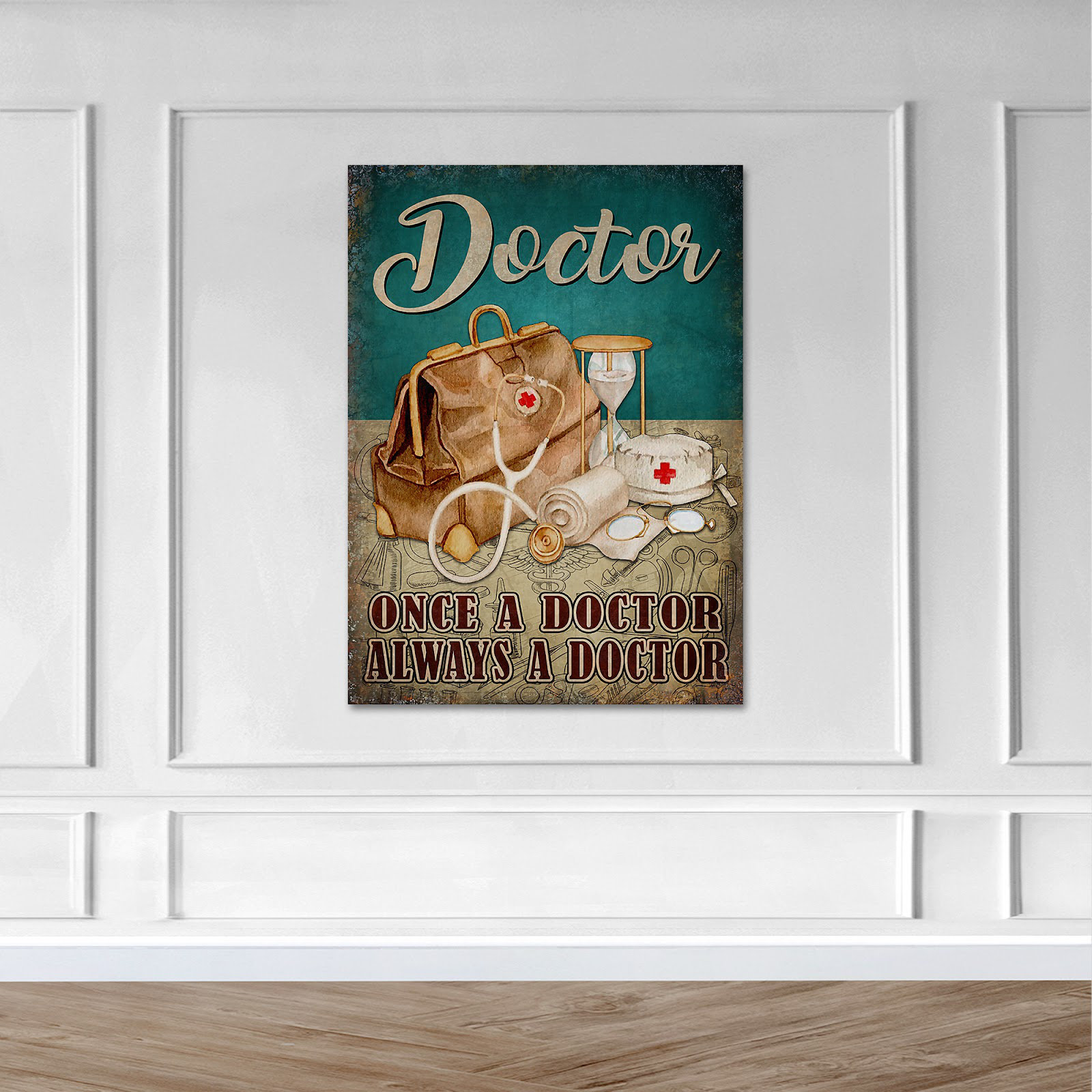 Trinx Doctor Things - Once A Doctor Always A Doctor Gallery Wrapped ...