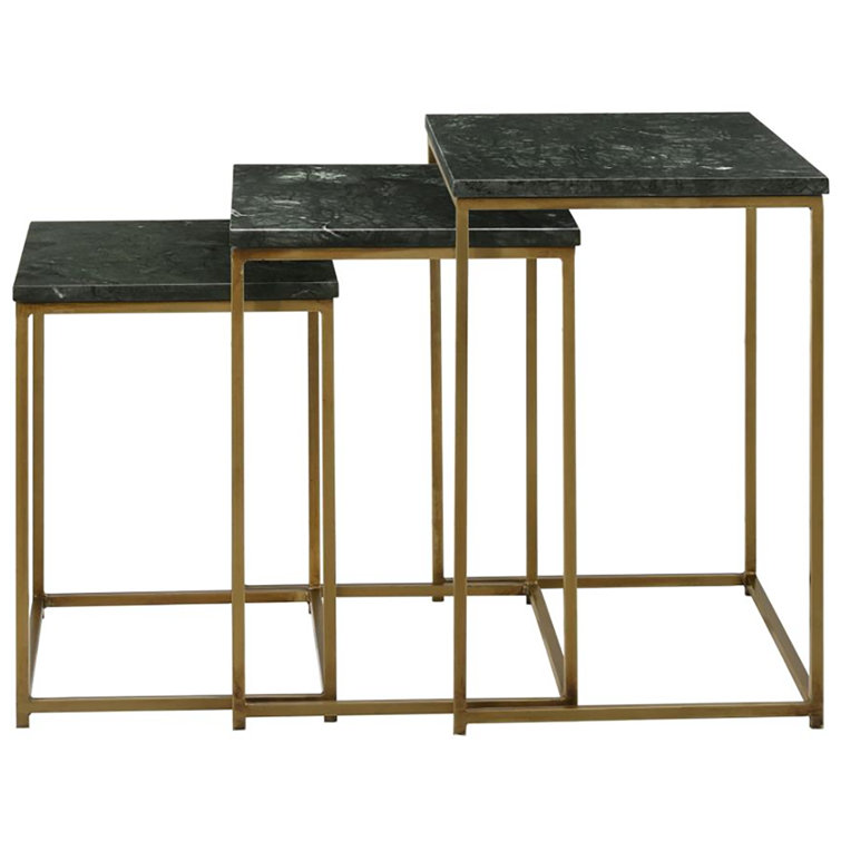 Hokku Designs Engbert Marble Top Nesting Tables | Wayfair