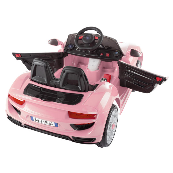 Lil' Rider 6 Volt 1 Seater Battery Powered Ride On Sports Car for Kids ...