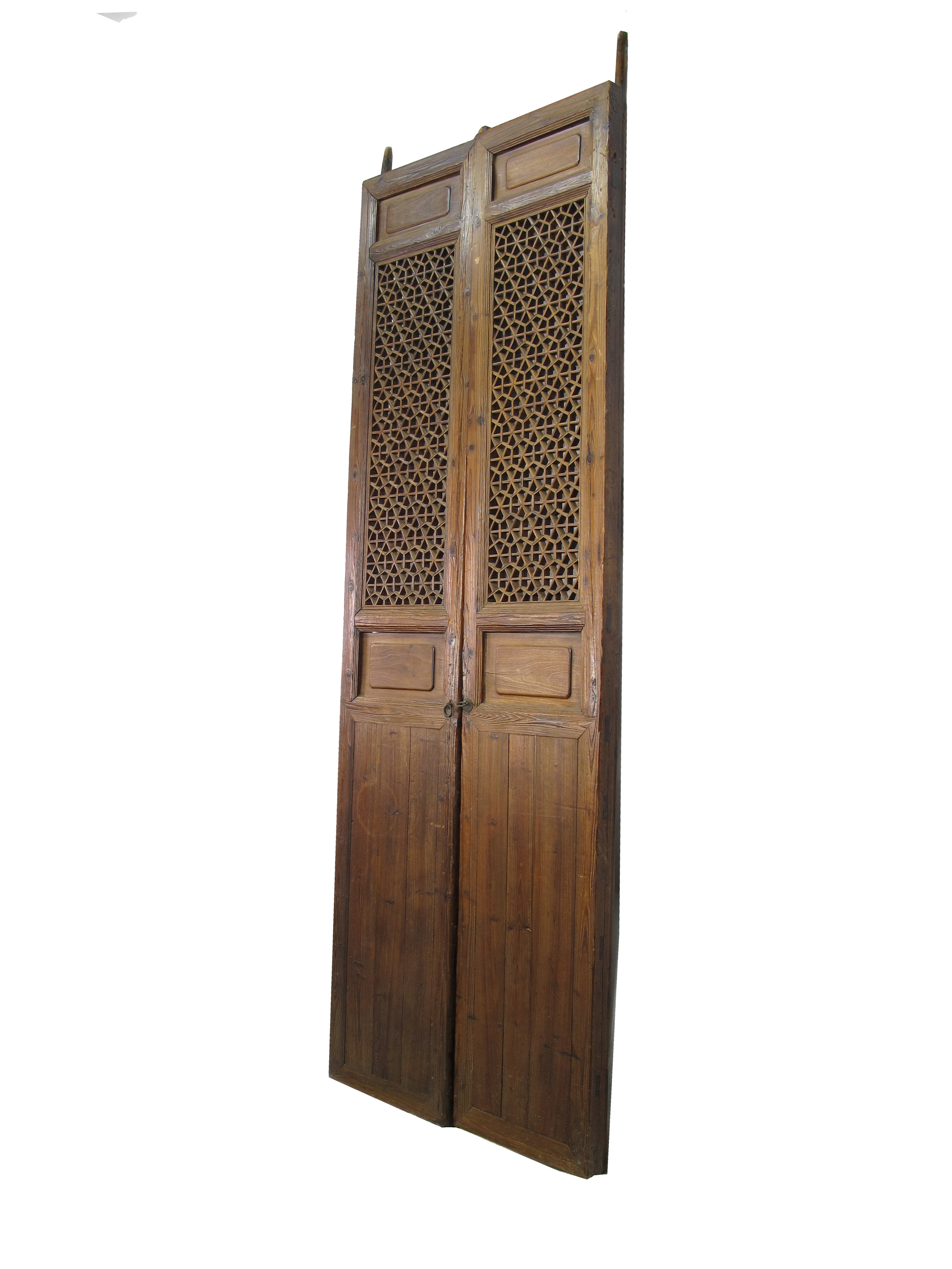 DYAG East Asian Classic Stained Wood Pivot Screen Doors | Wayfair