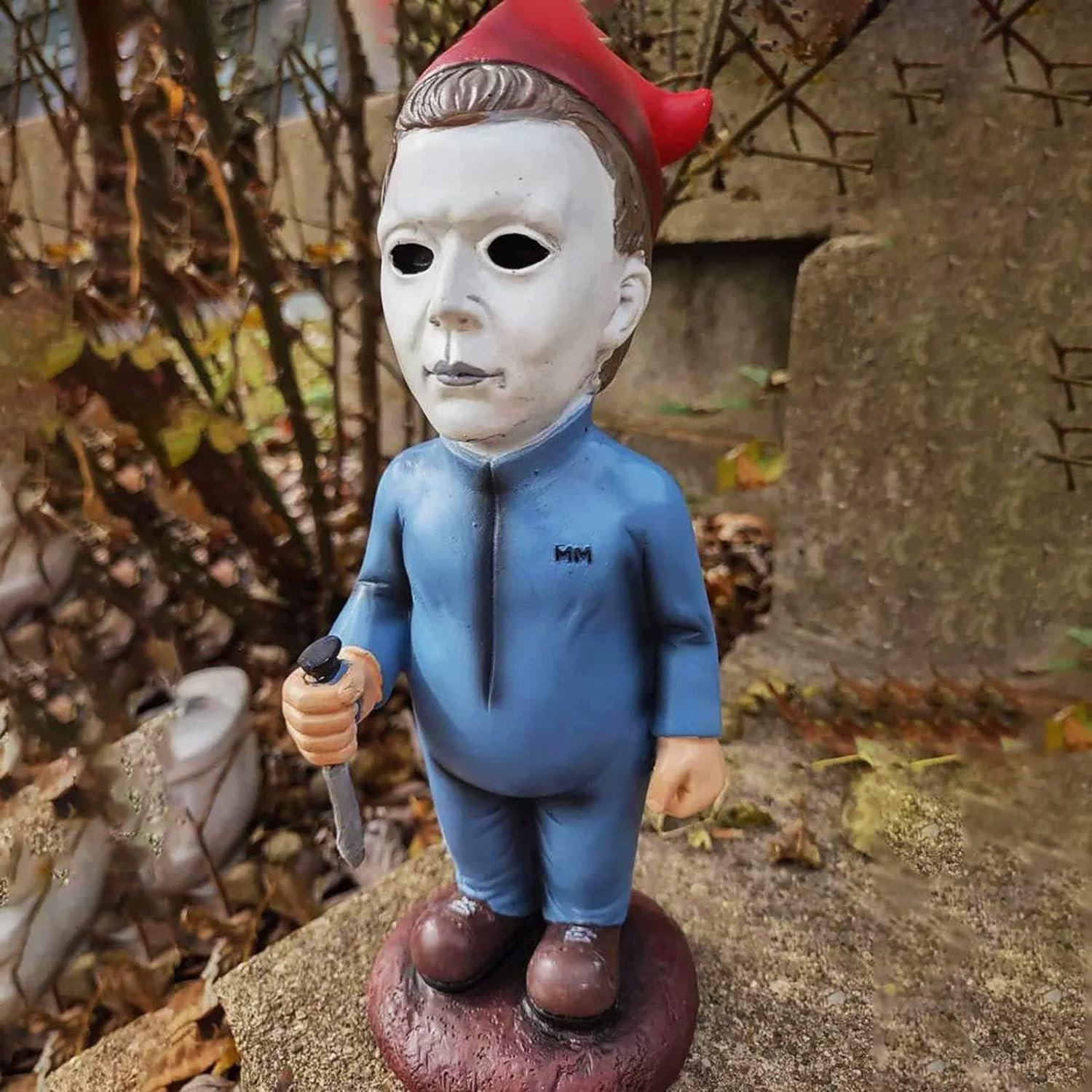 The Holiday Aisle® Horror Movie Garden Gnomes Decoration Outdoor Statue ...