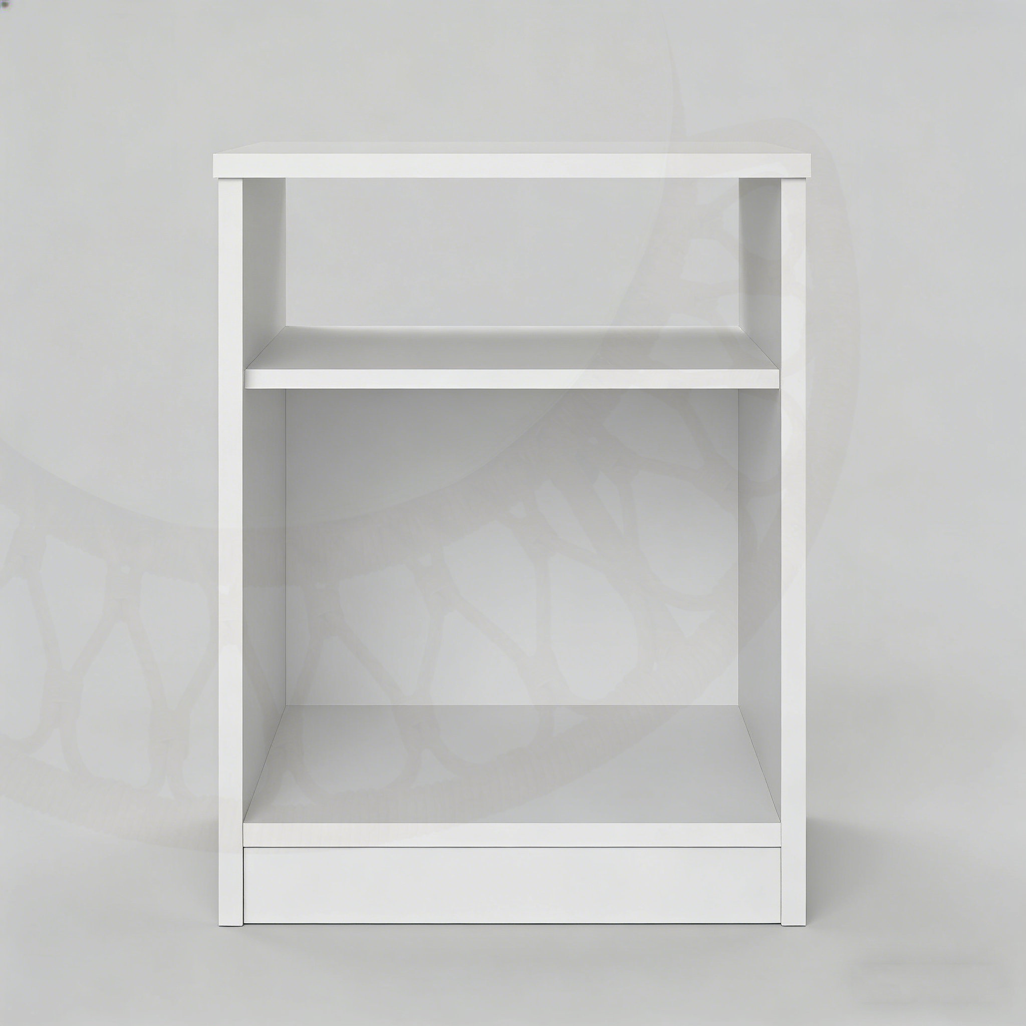 Red Barrel Studio® Classic Nightstand with Open Shelf, Cubby Storage ...