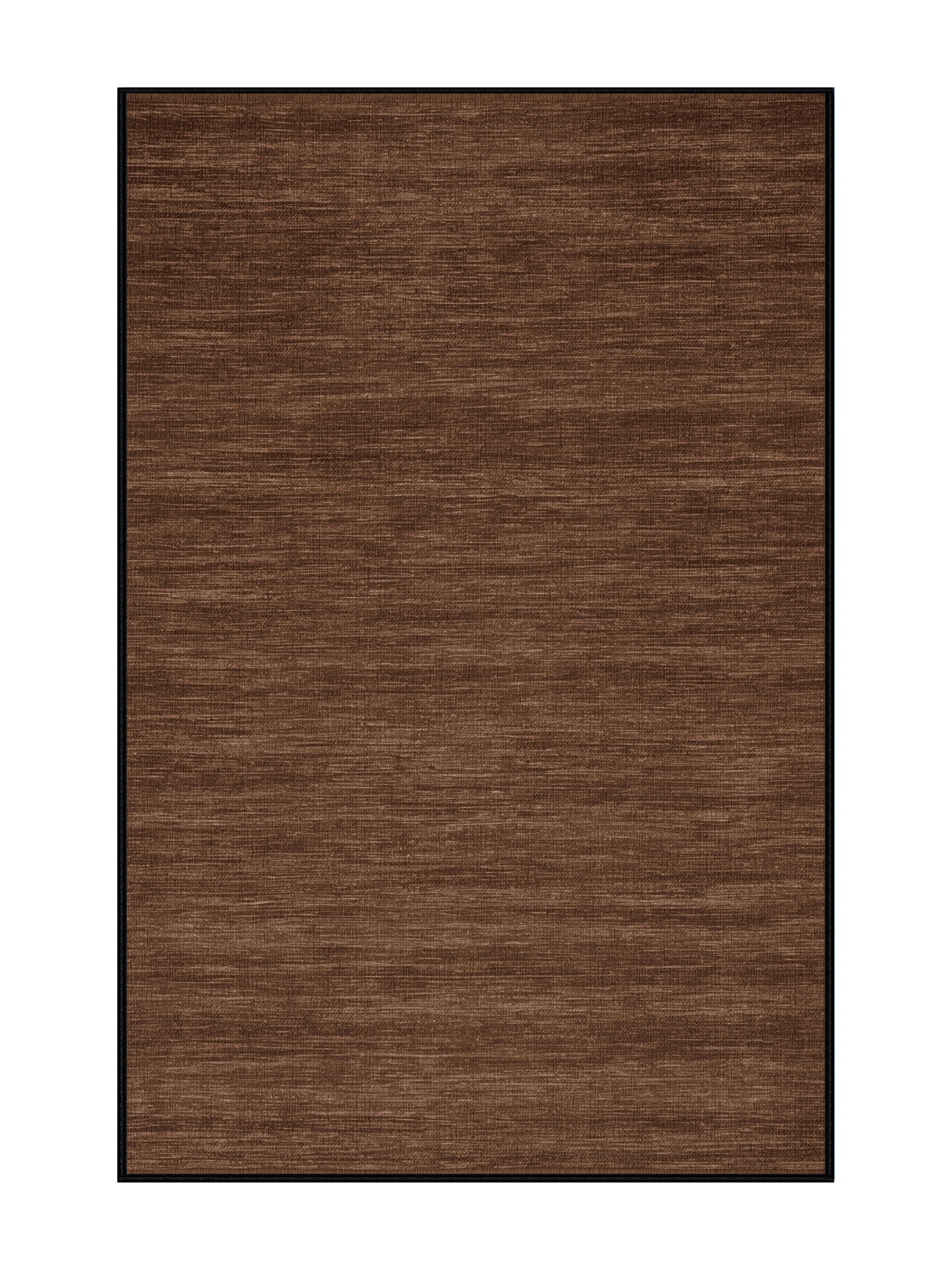 Hokku Designs Machine Washable Solid Brown Area Rug | Wayfair