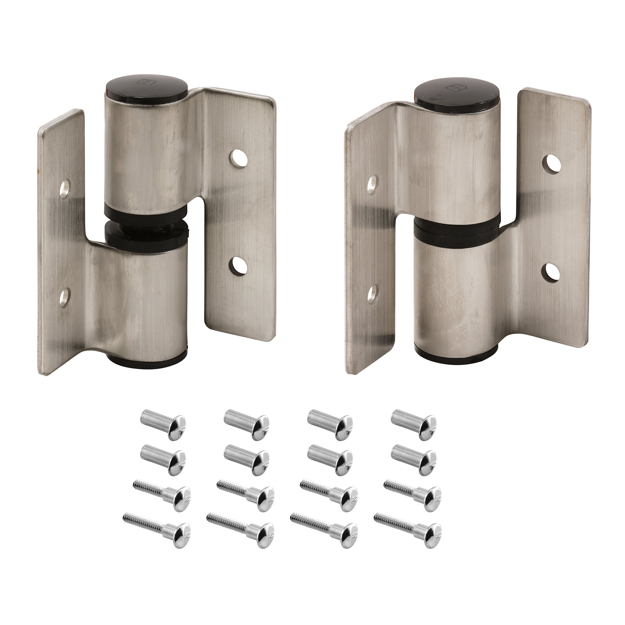 Prime-Line Surface Mounted Hinge Set, RH/IN - LH/OUT, w/Fasteners ...