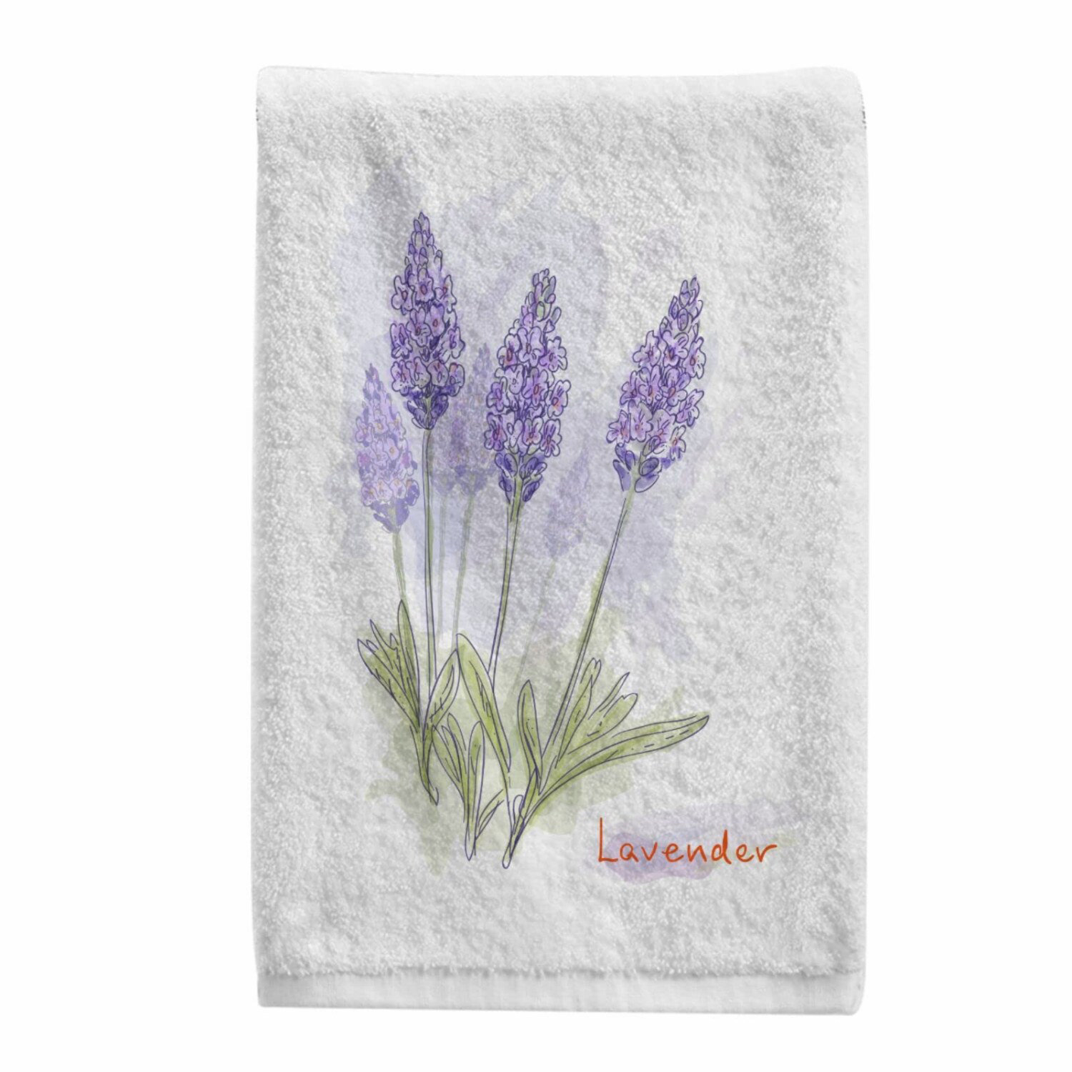 One Allium Way® Luxury Lavender Absorbent Hand Towels - 16x30 Inch ...